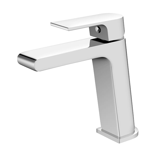 One-Handle Single Hole Bathroom Faucet Basin Mixer Sink Faucet Chrome ...