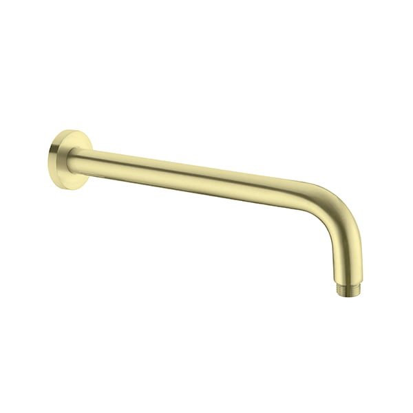 Shower Arm Brushed Gold Shower Range - YSW Tapware