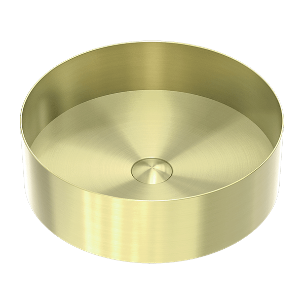 Stainless Steel Basin Brushed Gold Round - YSW Tapware