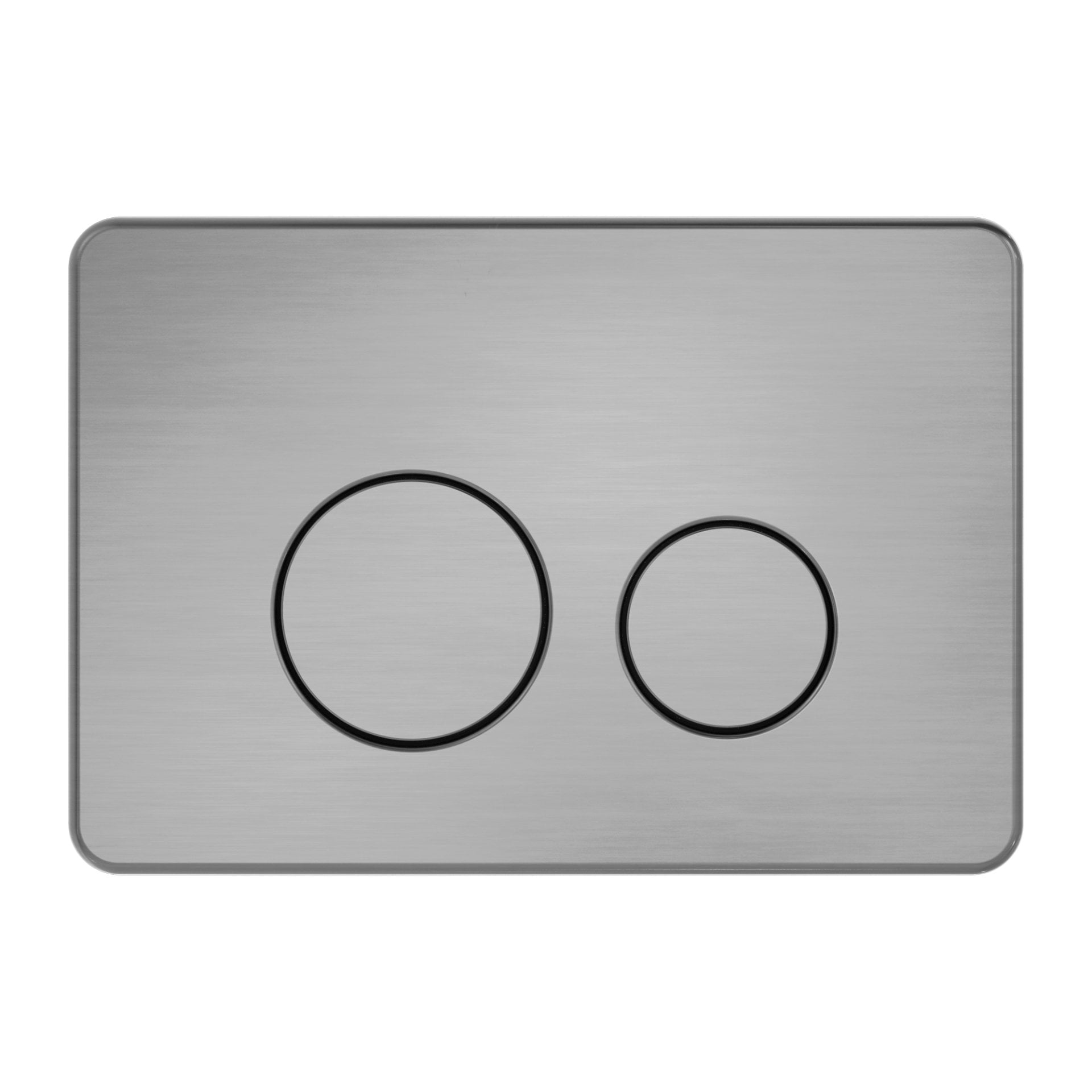 In Wall Toilet Push Plate Gum Metal - YSW Tapware
