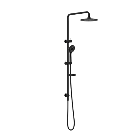Twin Shower Mettal Black Shower Range - YSW Tapware