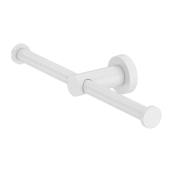 Toilet Roll Holders Matte White Mecca Range - YSW Tapware