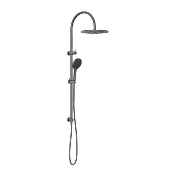 Twin Showers Graphite Opal Range - YSW Tapware