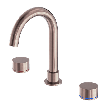 Basin Tap Sets Brushed Bronze Kara Range - YSW Tapware
