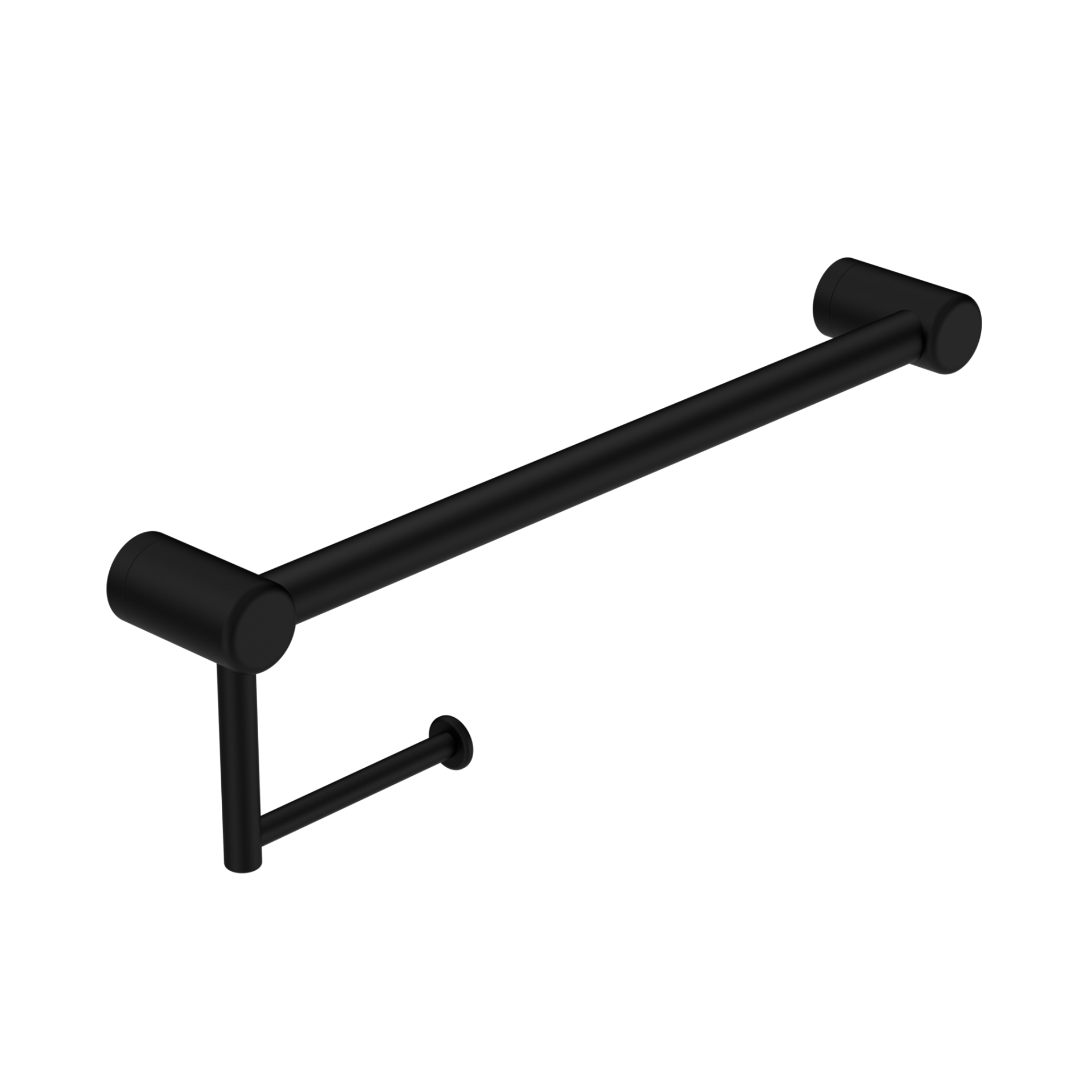 Toilet Roll Holders Matte Black Mecca Care Range - YSW Tapware Australia