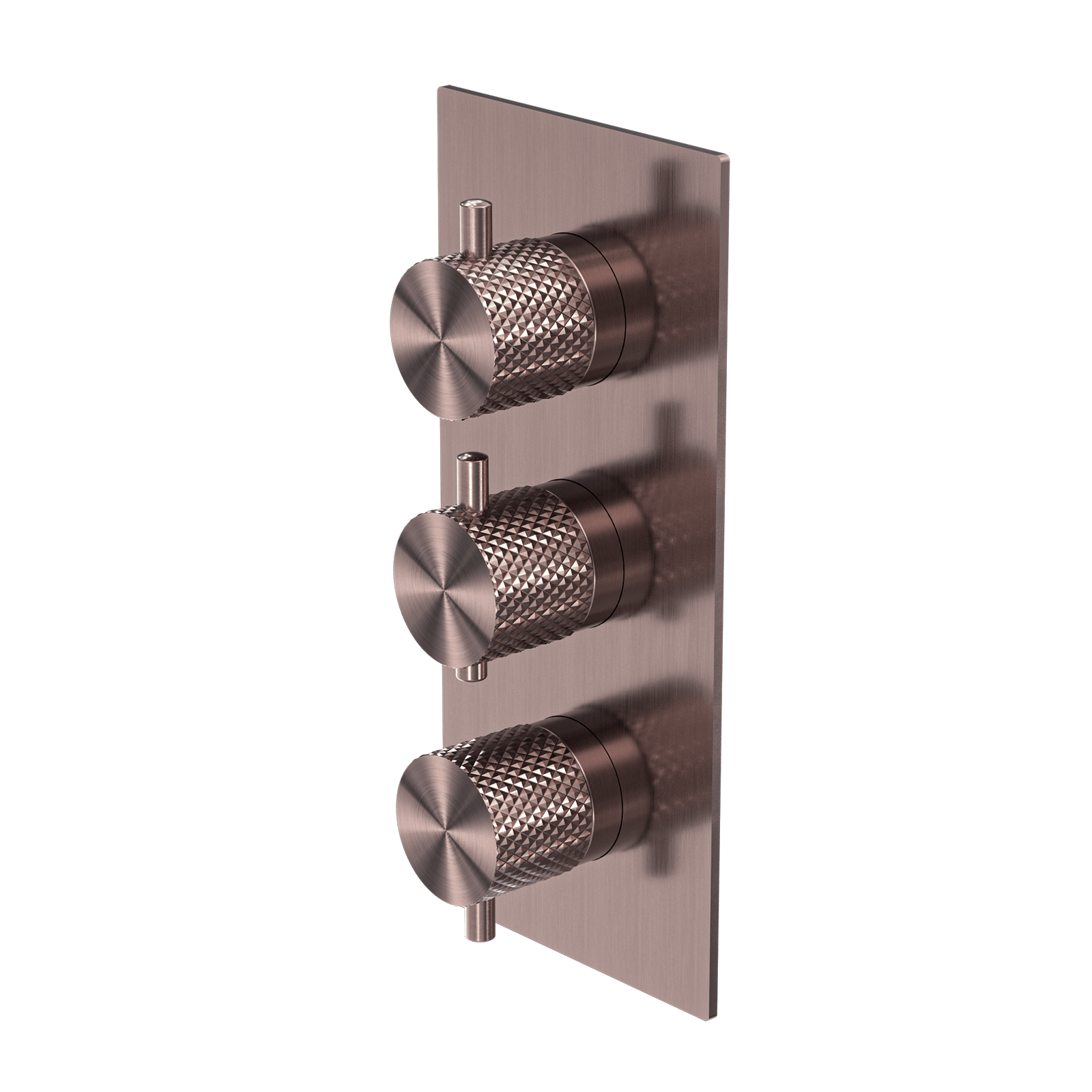 Thermostatic Shower Mixer Shower Mixer With Divertor Brushed Bronze ...