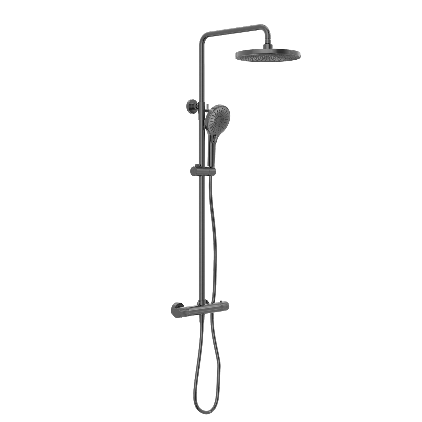 Showers System Shower Sets Twin Showers Graphite Opal Range - YSW Tapware