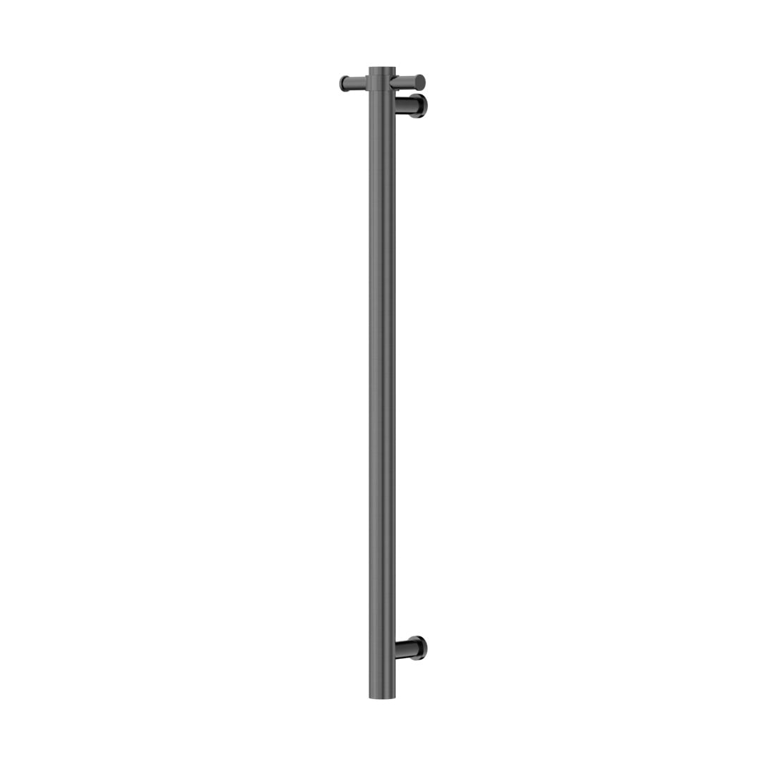 NON-HEATED VERTICAL TOWEL RAIL 900MM GUN METAL (NRV901GM) - YSW Tapware