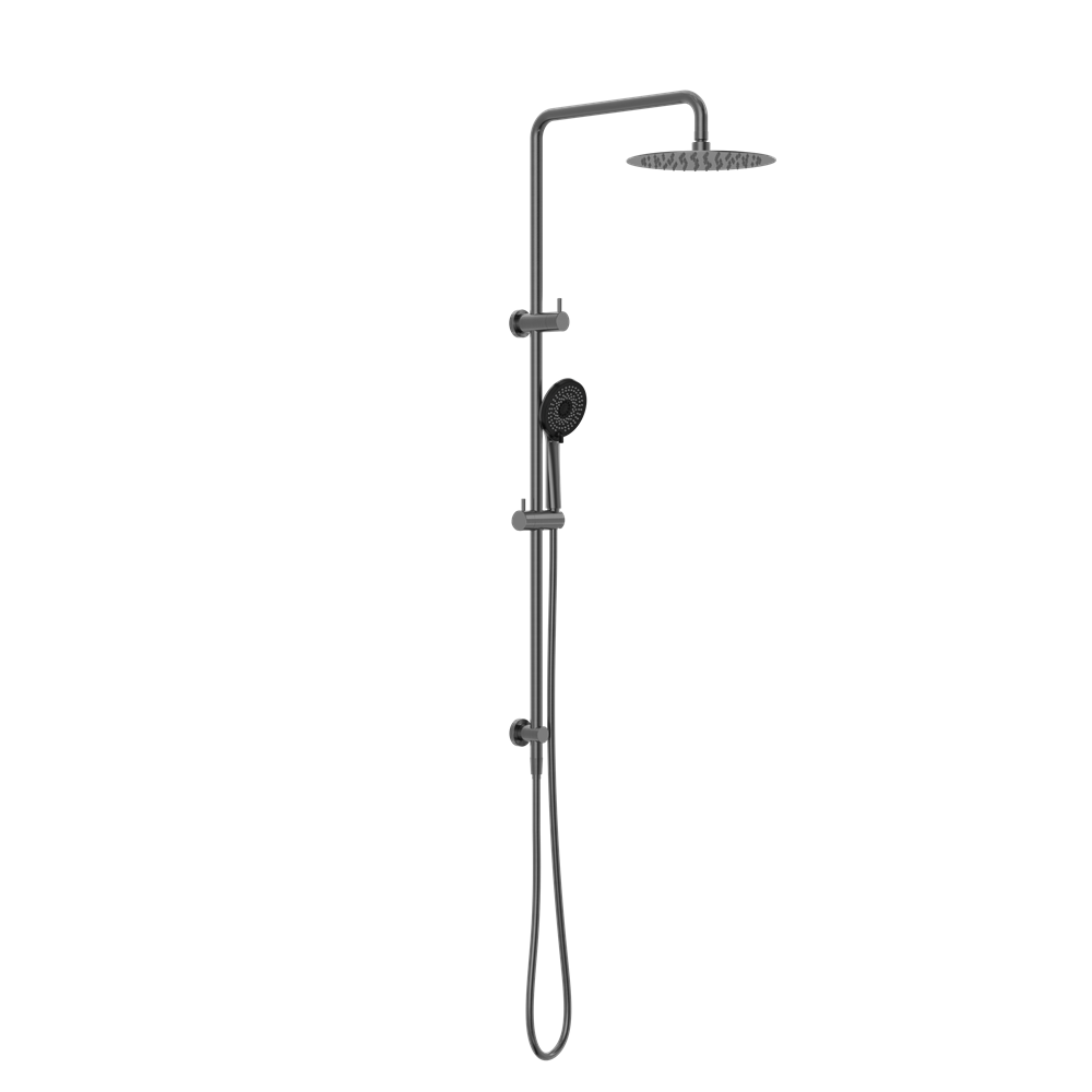 Twin Shower Gun Metal Shower Range - YSW Tapware